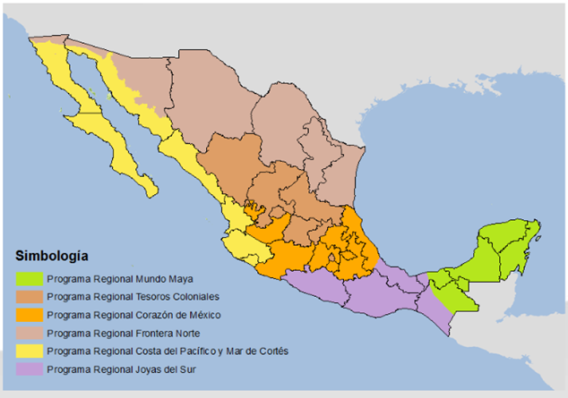 Mapa. programas regionales | Genially