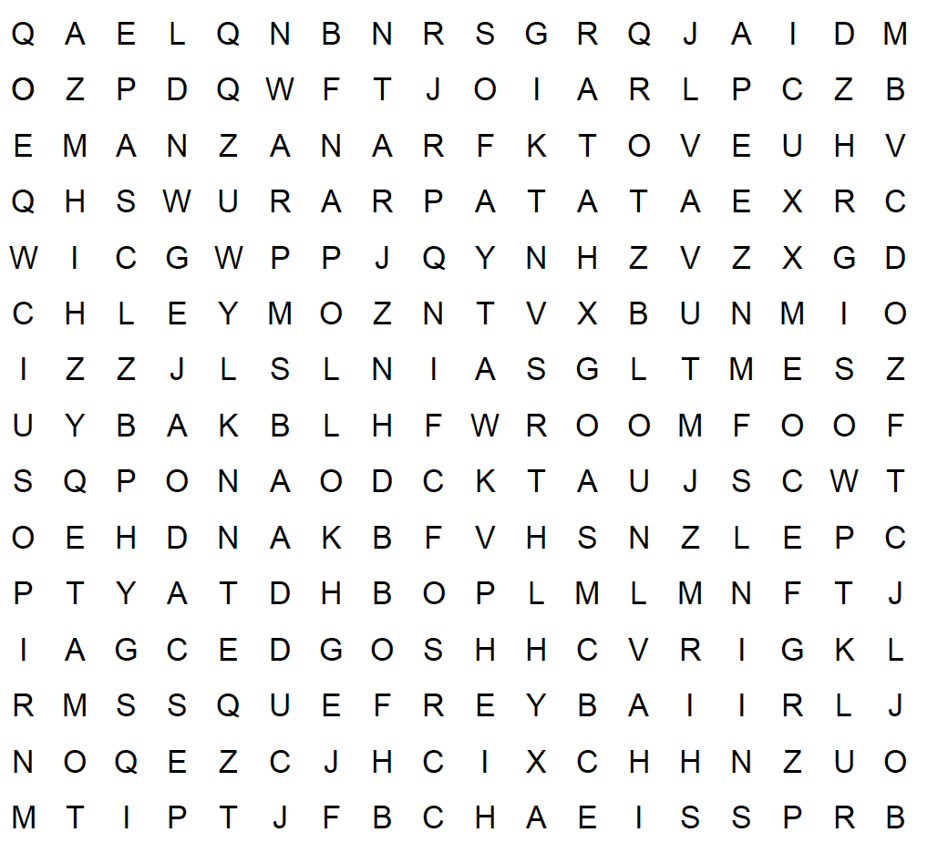 COMIDA SOPA DE LETRAS | Genially