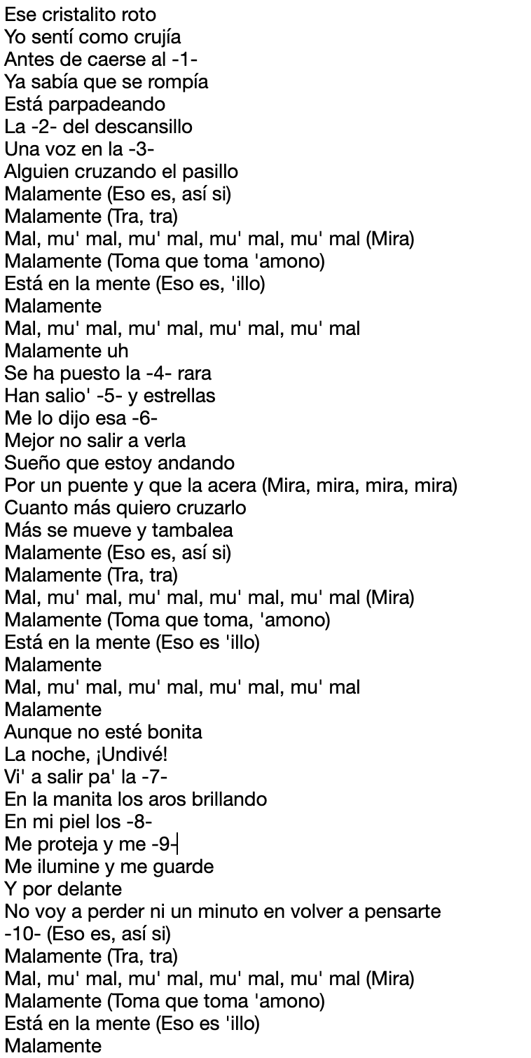 Rosalía, Malamente | Genially