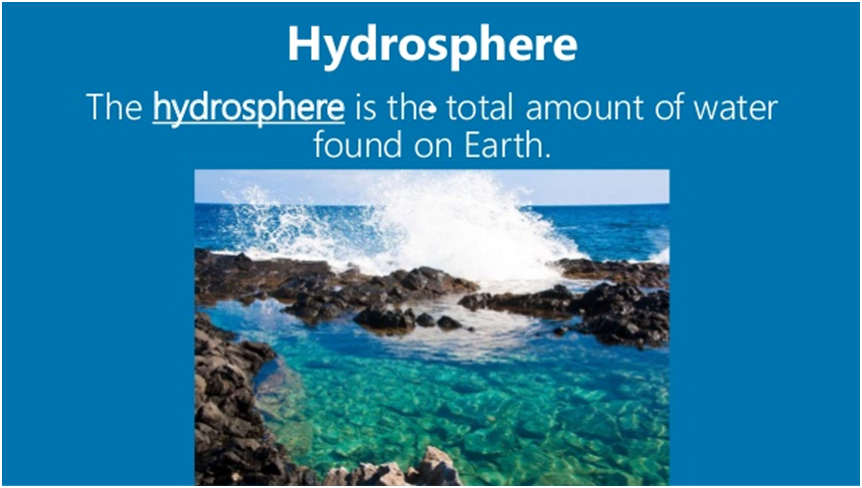 The Hydrosphere | Genially