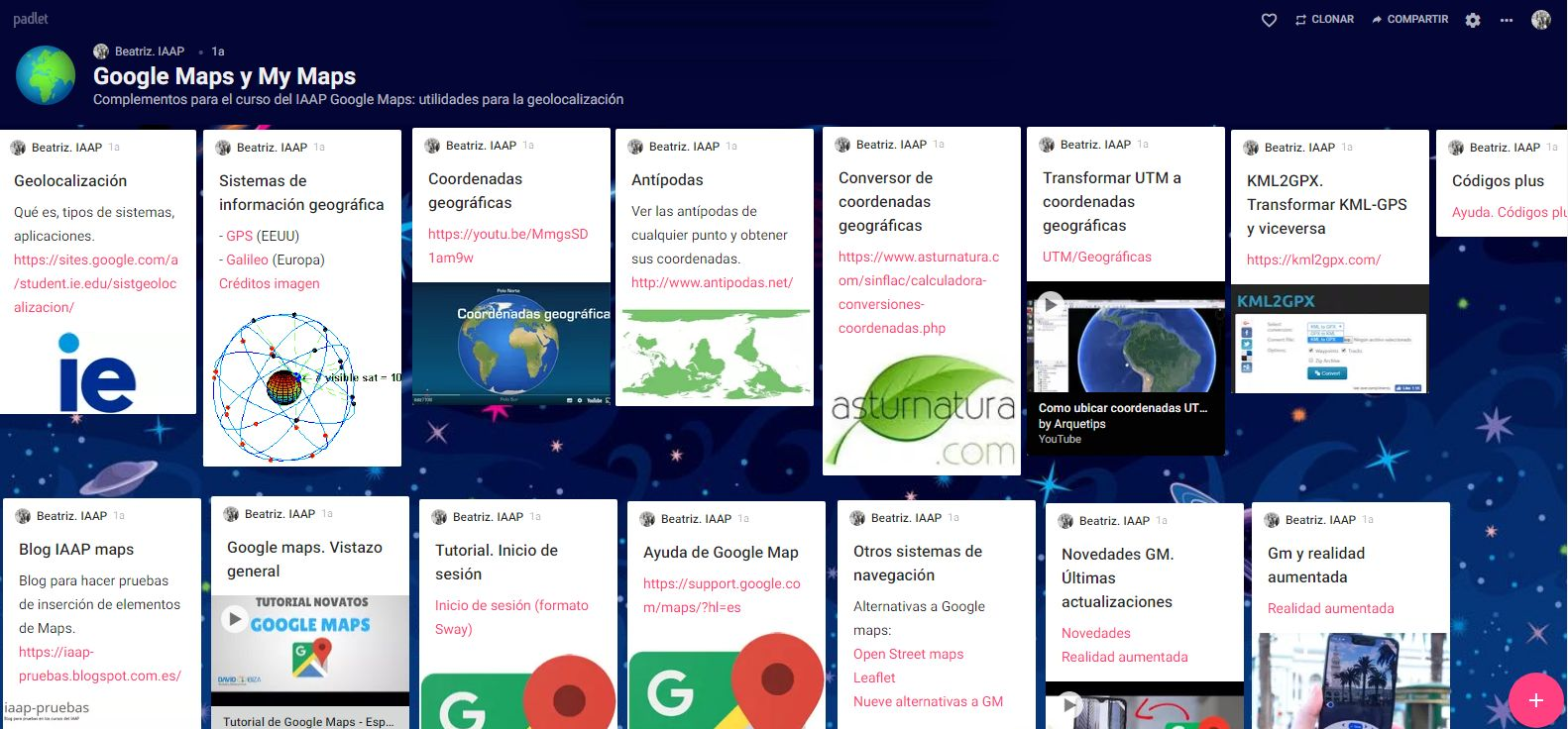 AYUDA. Padlet | Genially