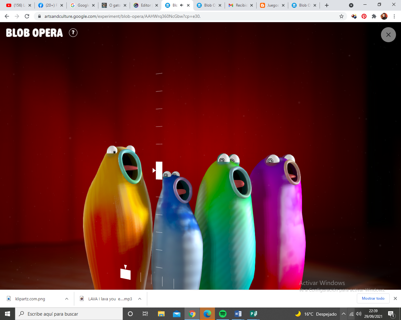 blob opera | Genially