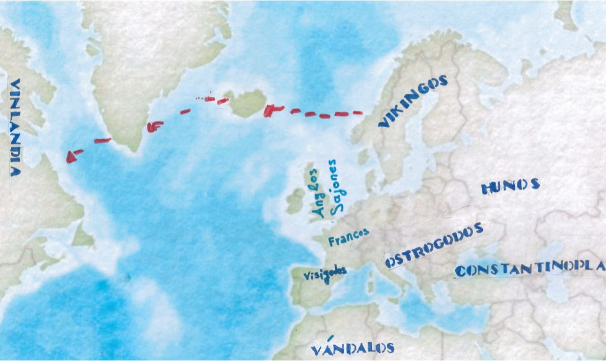 mapa pueblos germanos | Genially