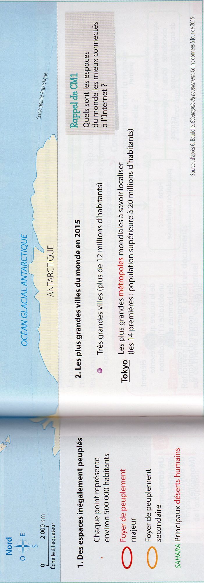 6ème Géo 1 Carte et aide pour le devoir | Genially