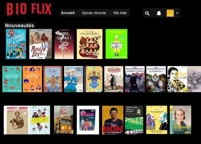 Bioflix : Biographies de femmes célèbres au CDI