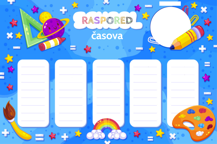 RASPORED ČASOVA | Genially