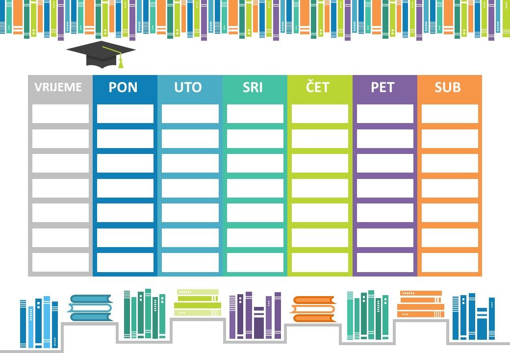 Raspored sati | Genially