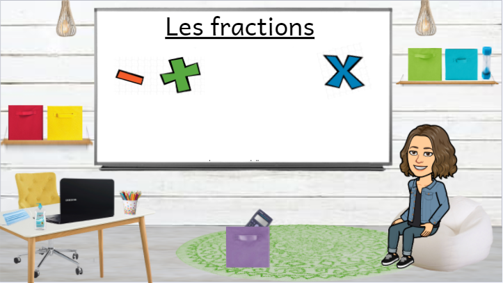 Opérations fractions | Genially