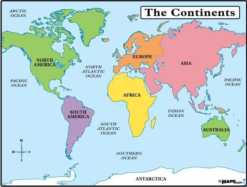 continents