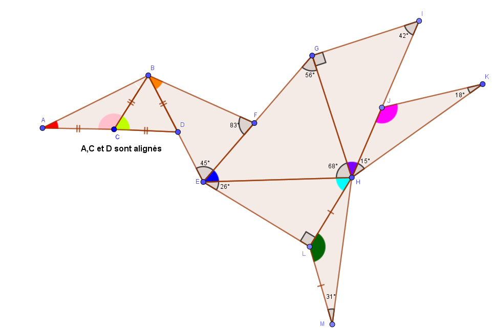 Angles dans le triangle 5ème copie | Genially