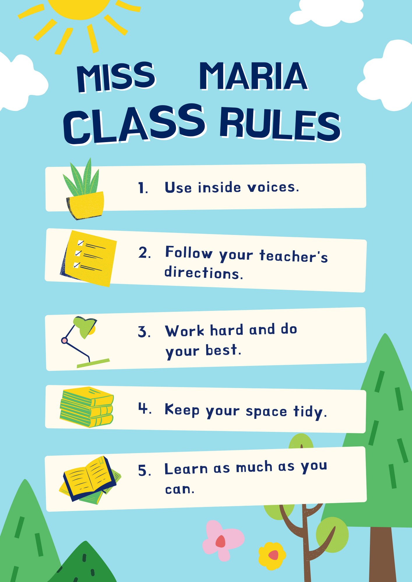 Classroom routine Unit 1 | Genially