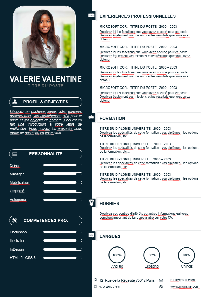 le curriculum vitae | Genially