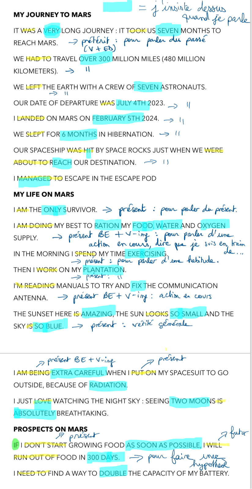 Pronunciation of the examples (log entry)
