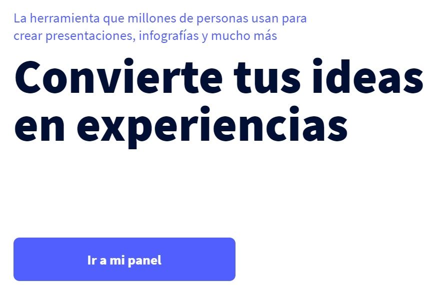 Panel de Creación | Genially