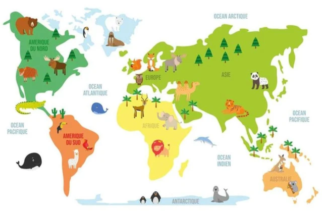 G0 - Je révise les océans et continents