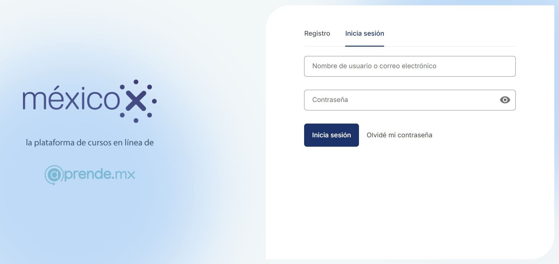 ¿Cómo iniciar sesión en MéxicoX? | Genially