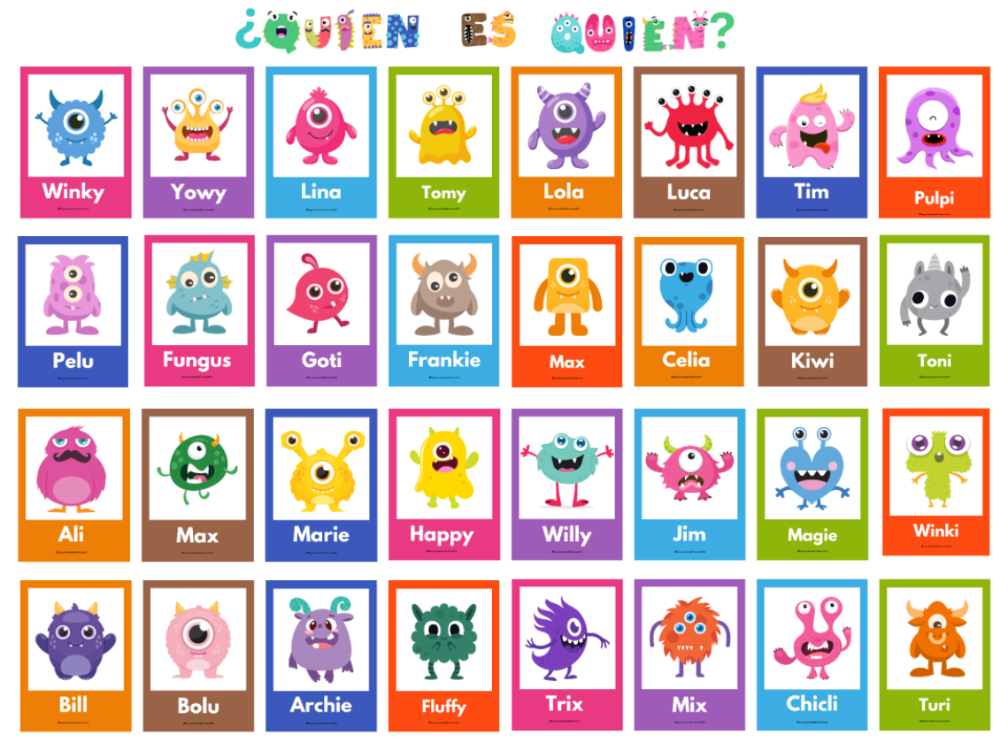 ¿QUIÉN ES QUIÉN MONSTRUOS? | Genially