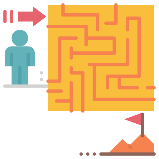 Dependent prepositions maze | Genially