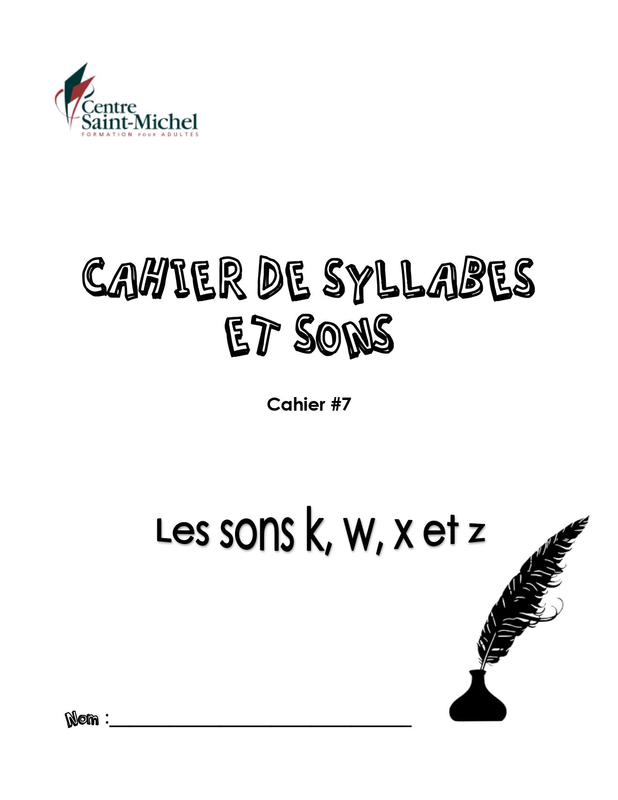 Alpha - Sons et syllabes - Cahier 10 | Genially