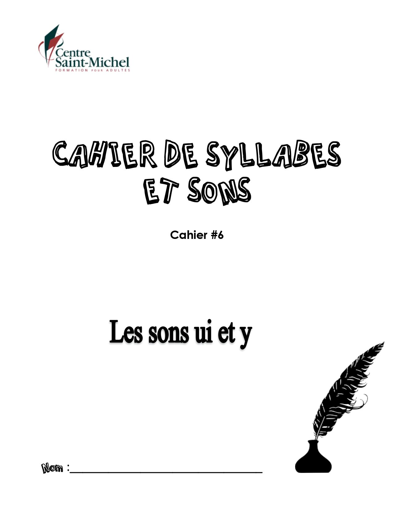 Alpha - Sons et syllabes - Cahier 9 | Genially
