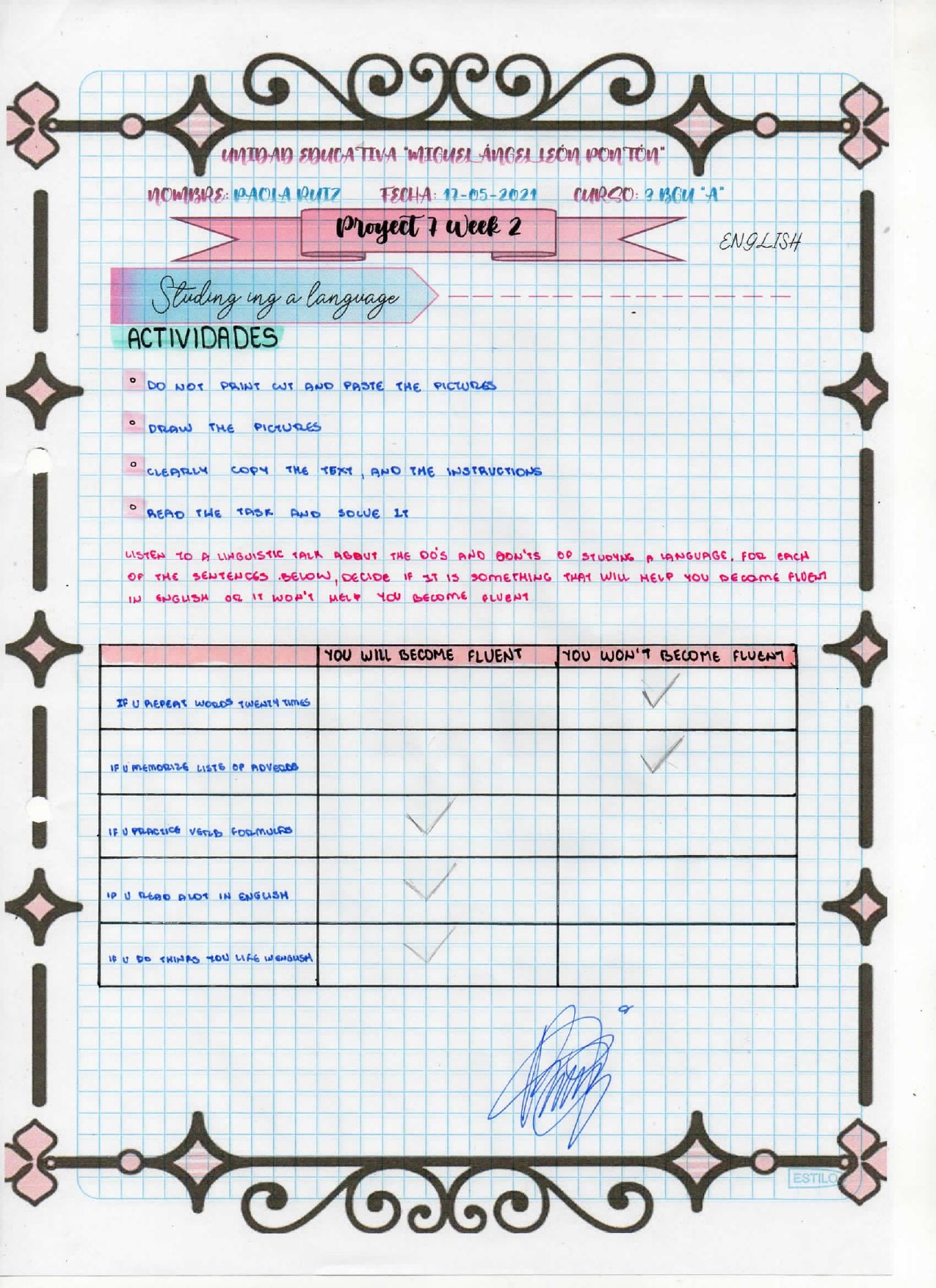 FINAL PROJECT ENGLISH PAOLA RUIZ | Genially