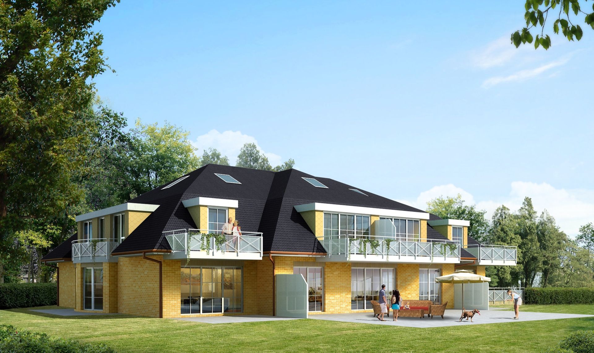 Unser Haus ist modern möbliert. | Genially