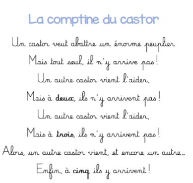 La comptine du castor | Genially