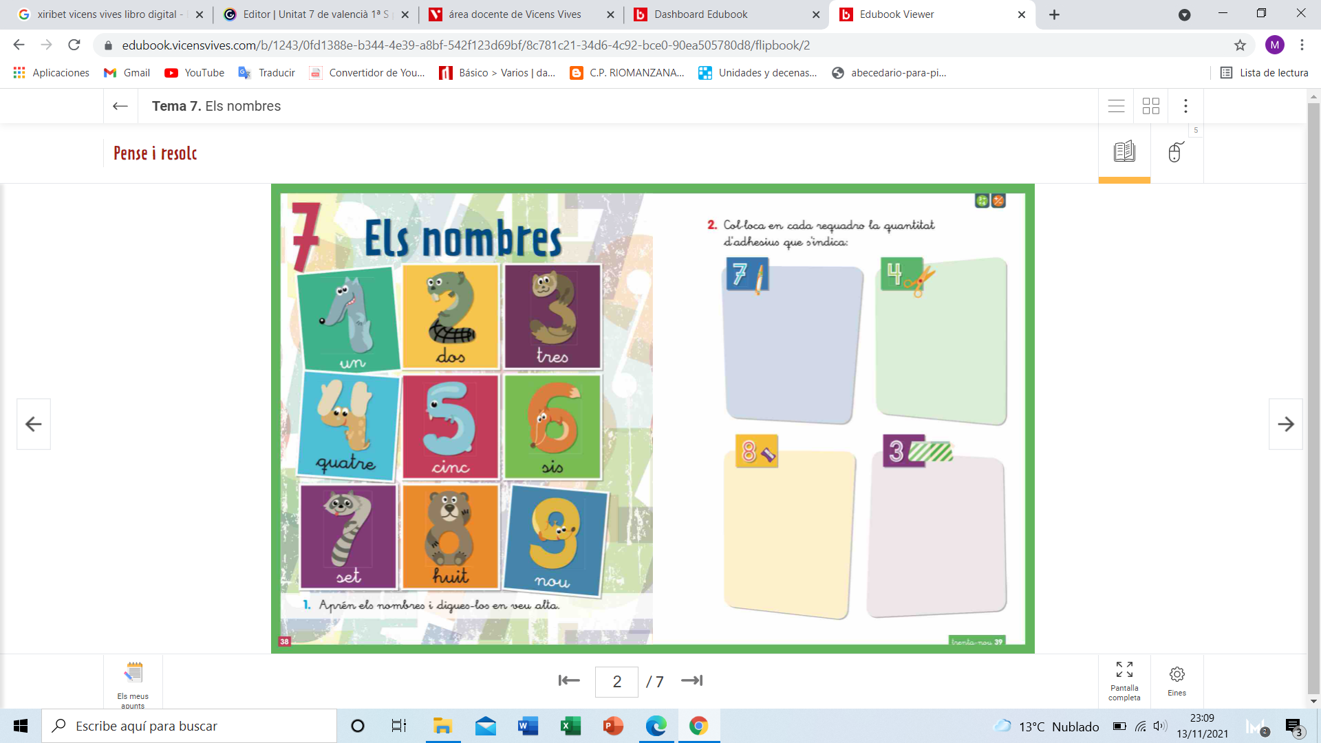 Valencià- Els nombres | Genially