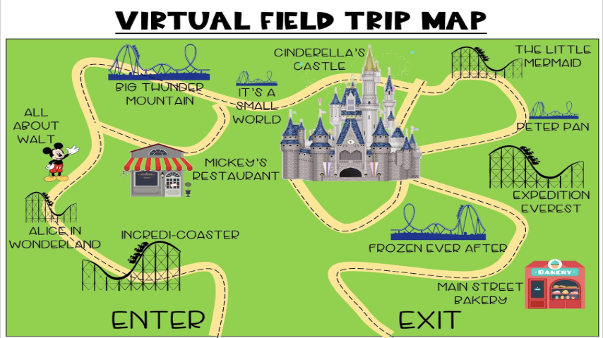 Disney Explore MAp | Genially