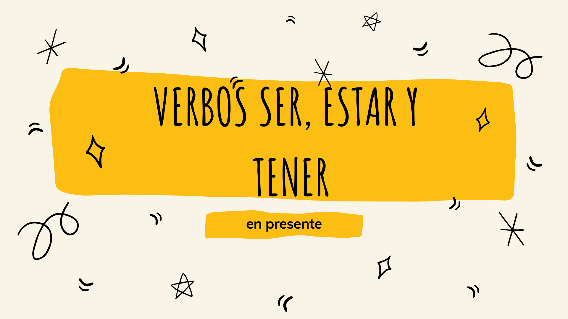 repaso verbos ser, estar y tener | Genially