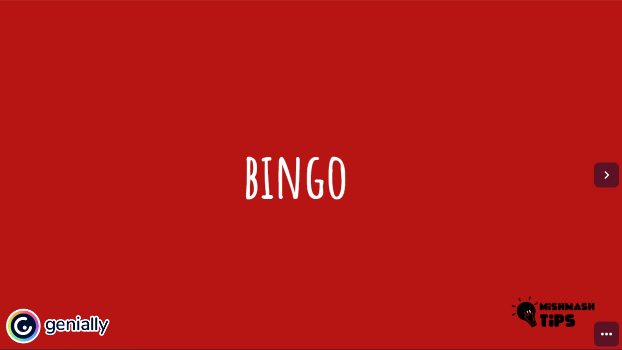 Bingo | Genially