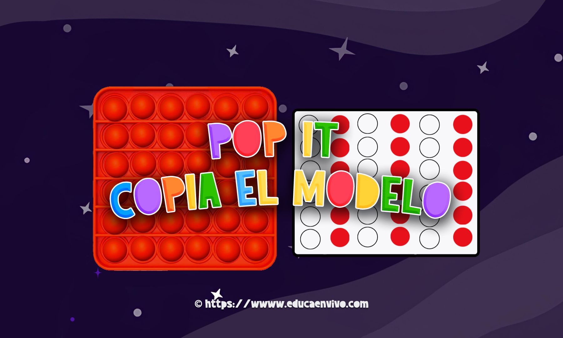 Educaenvivo POP IT - 5 NIVELES | Genially