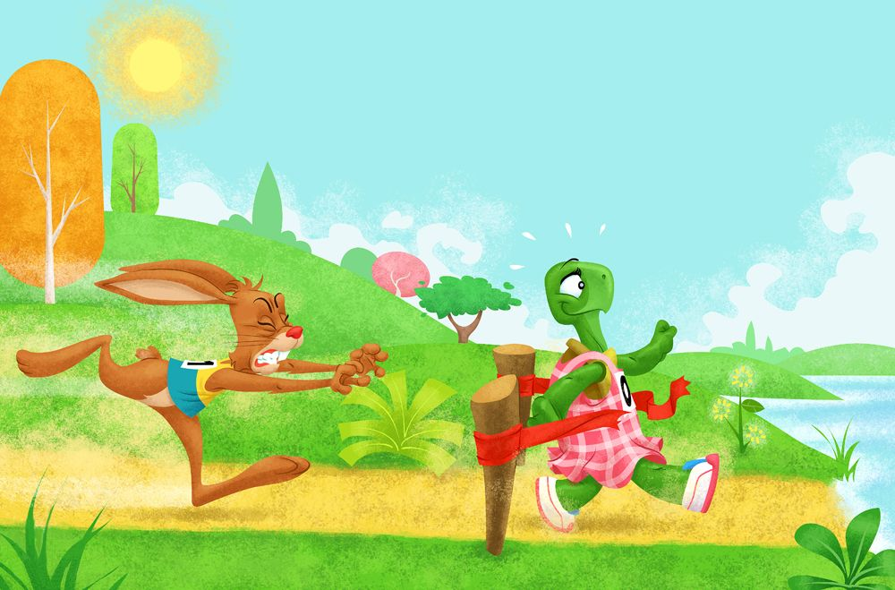 Kornjača i zec Ezop | Genially