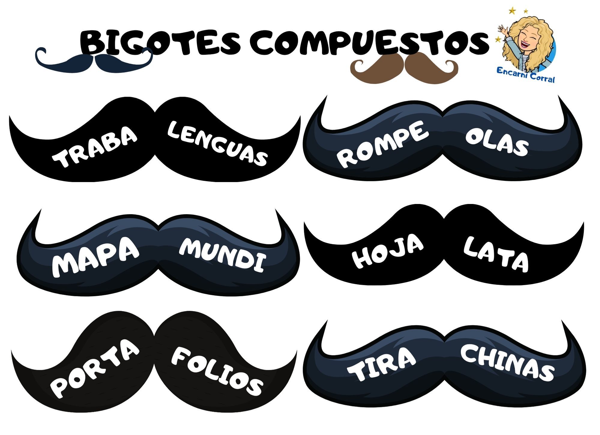 PALABRAS COMPUESTAS BIGOTES
