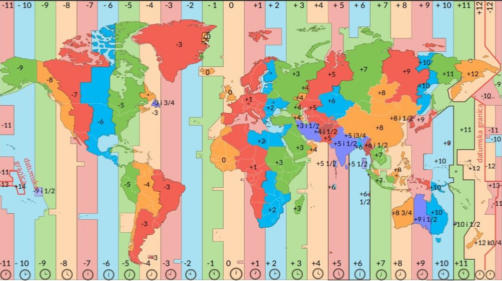 Vremenske zone | Genially