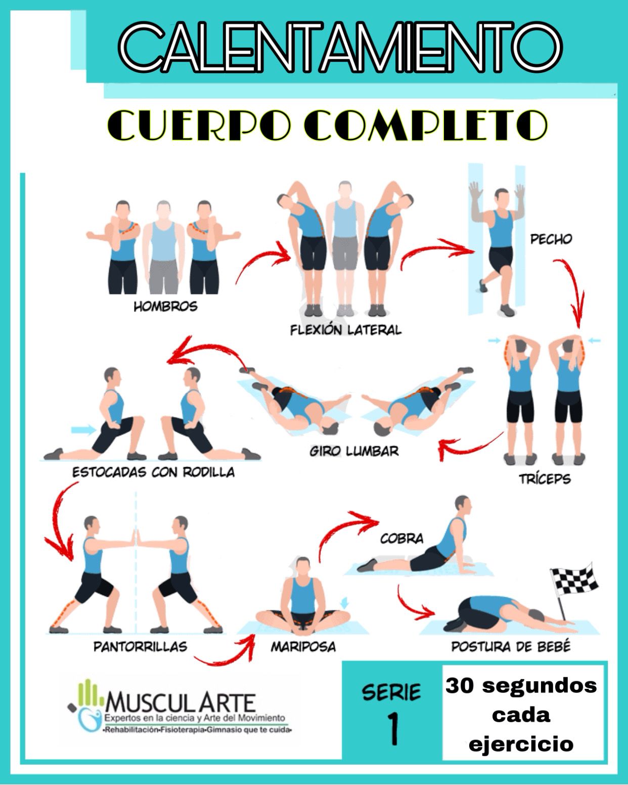 Ejercicios de calentamiento y enfriamiento | Genially