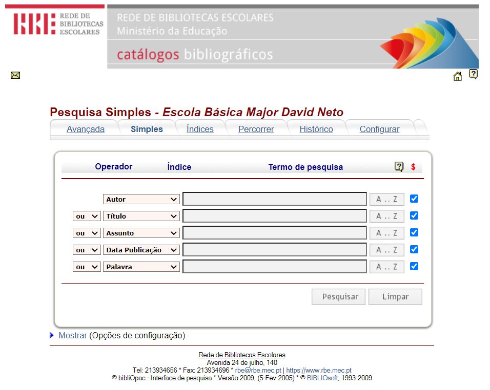 Serviço Referência Biblioteca Escolar EB1/JI Major David Neto | Genially