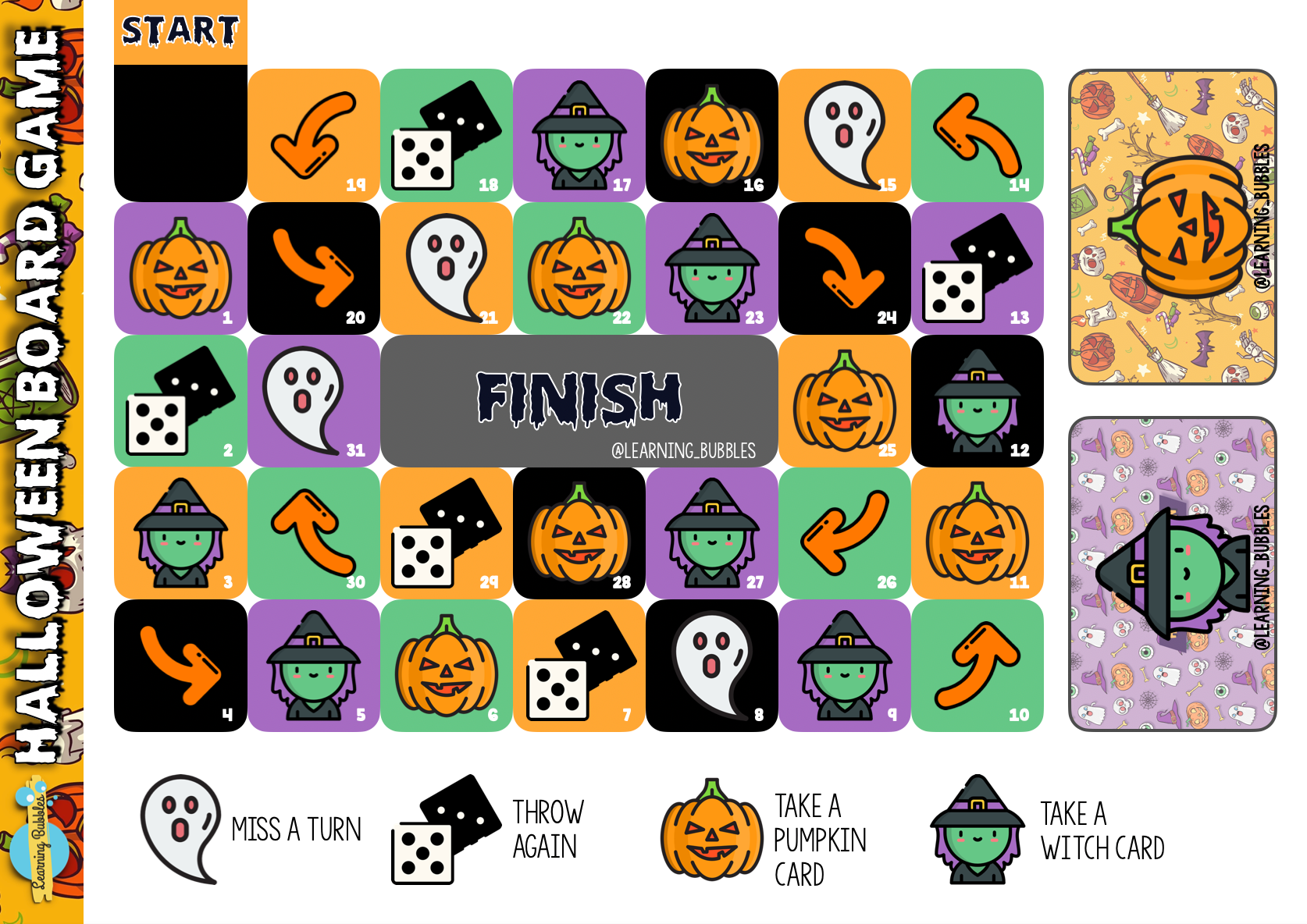 Halloween board game | Genially