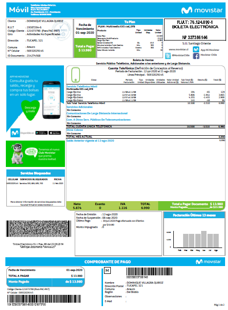 ESTRUCTURA DE UNA BOLETA | Genially