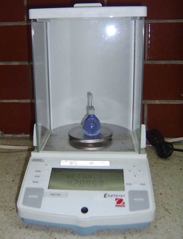 Técnica de manejo del picnómetro | Genially