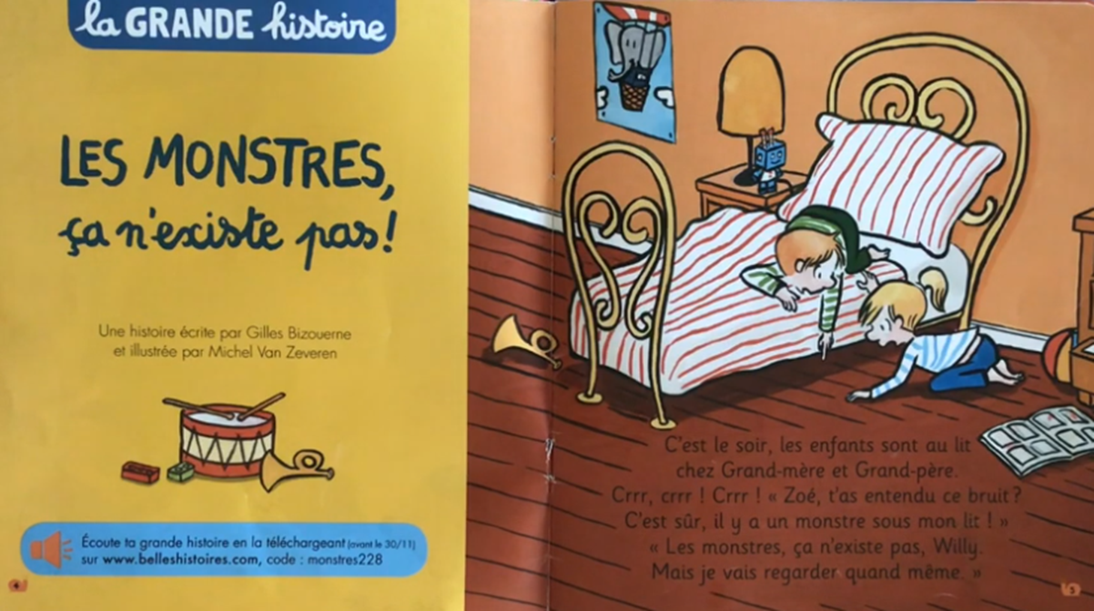 Partie 4 - Les monstres ça n'existe pas - lecture | Genially