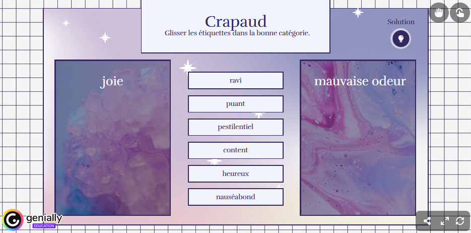 Modifier un Genially réutilisable | Genially