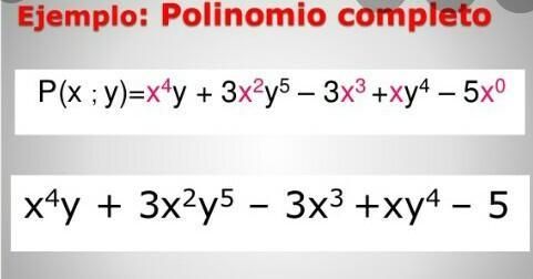 Clasificacion de polinomios