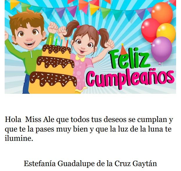 CUMPLEAÑOS | Genially
