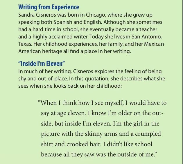 Eleven by Sandra Cisneros | Genially