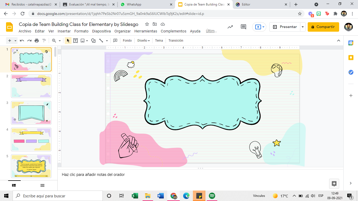 Dictado n°4. 1ero | Genially