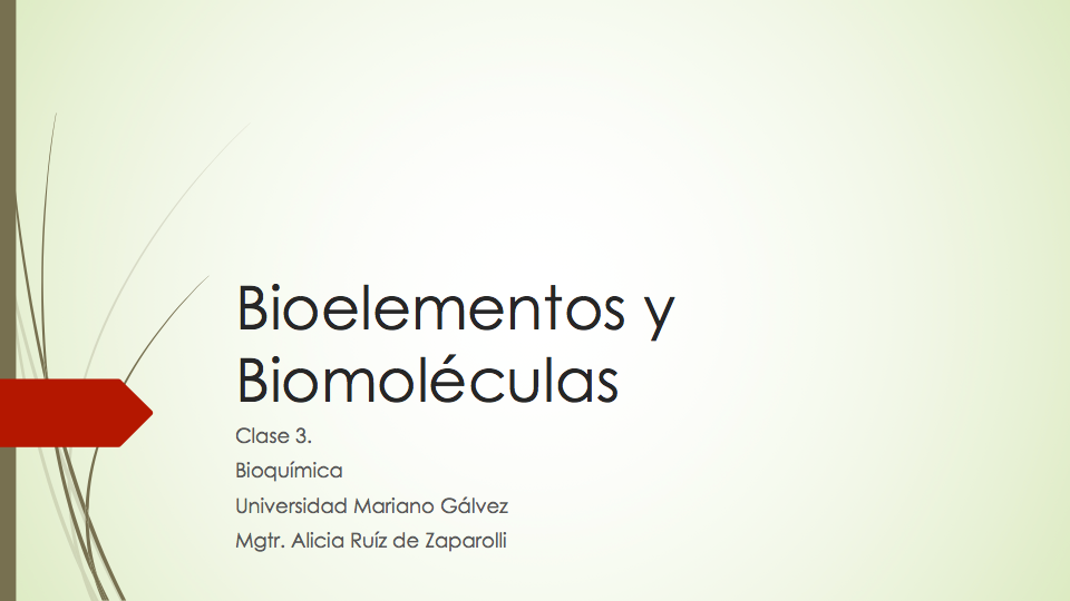 Clase 3. Bioelementos y biomoléculas | Genially