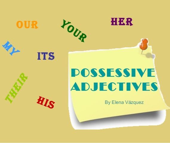 POSSESSIVE ADJECTIVE | Genially