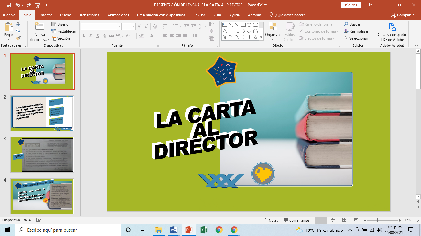 Carta al Director | Genially