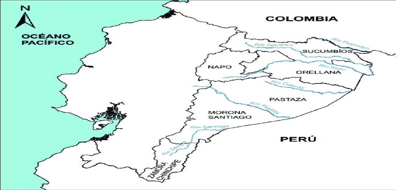 PRINCIPALES RIOS AMAZONIA
